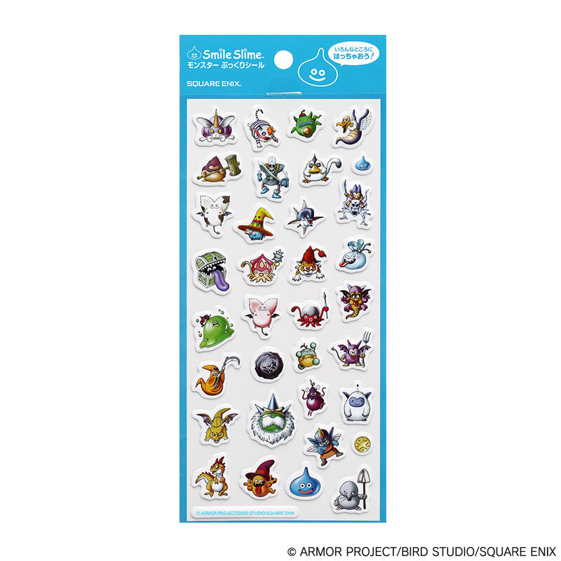 Dragon Quest Smile Slime Monster Pukkuri Sticker [Re-release]